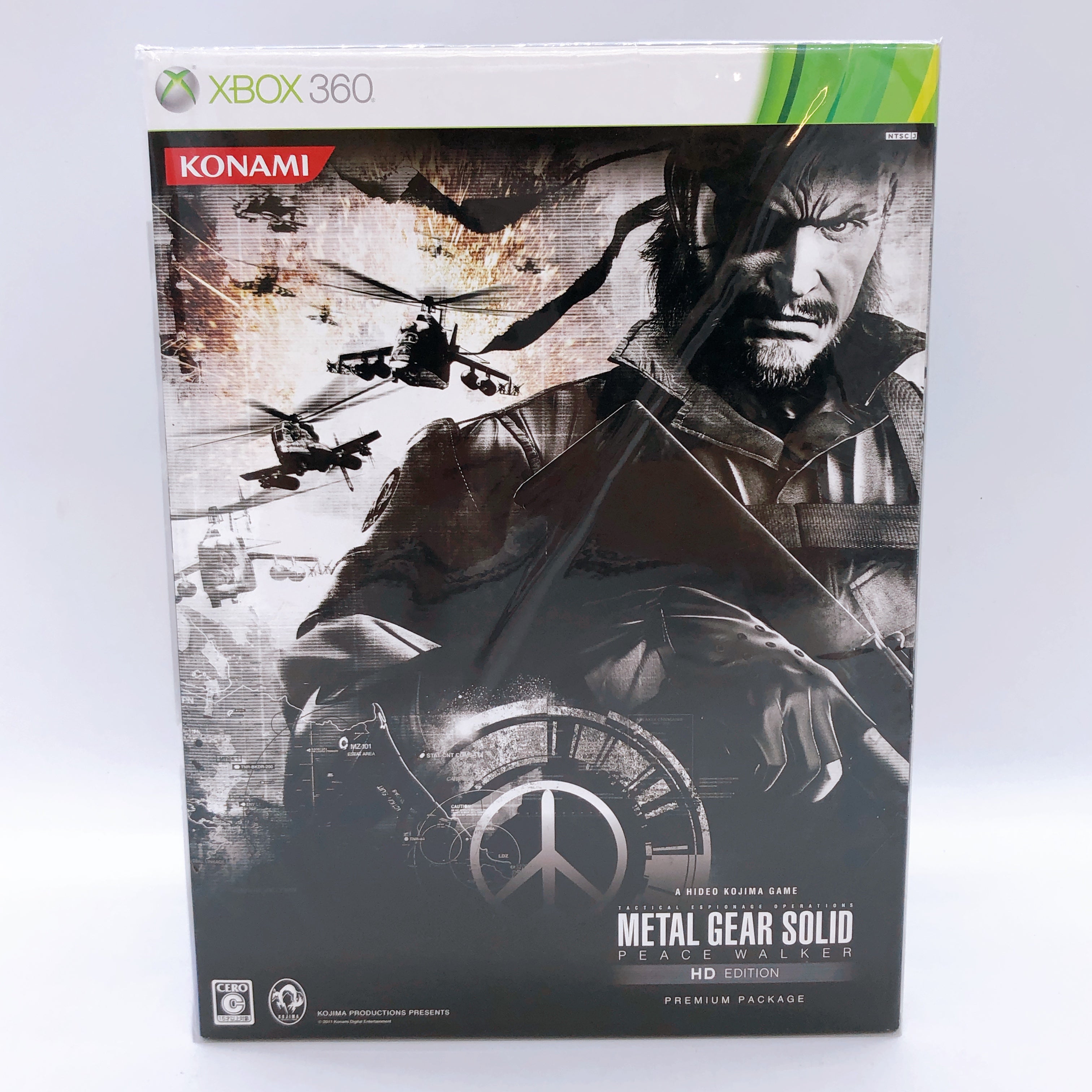 Xbox 360 Metal Gear Solid Peace Walker HD Edition Premium Package Box