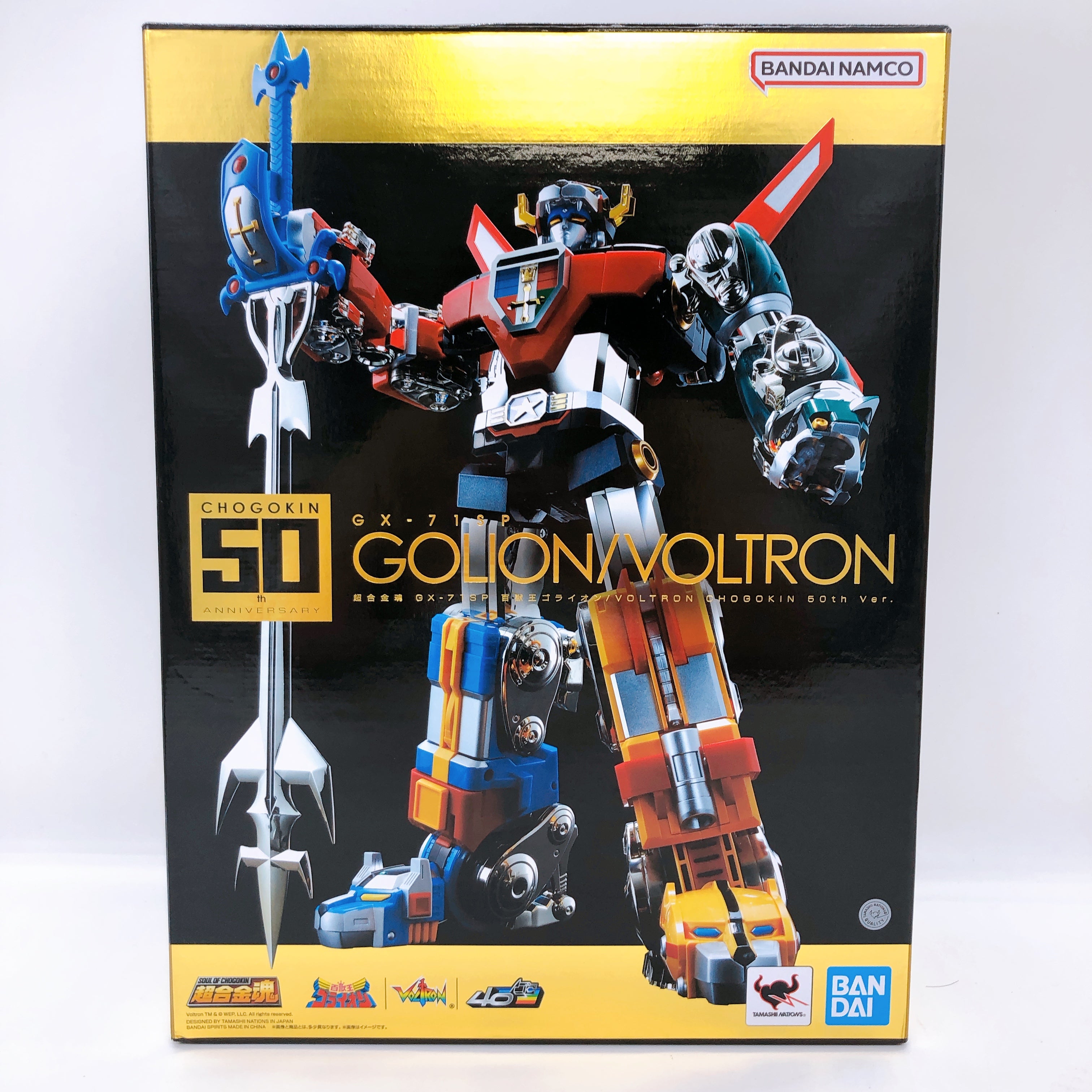 SOUL of CHOGOKIN GOLION / VOLTRON 50TH GX-71SP BANDAI Action Figure Se