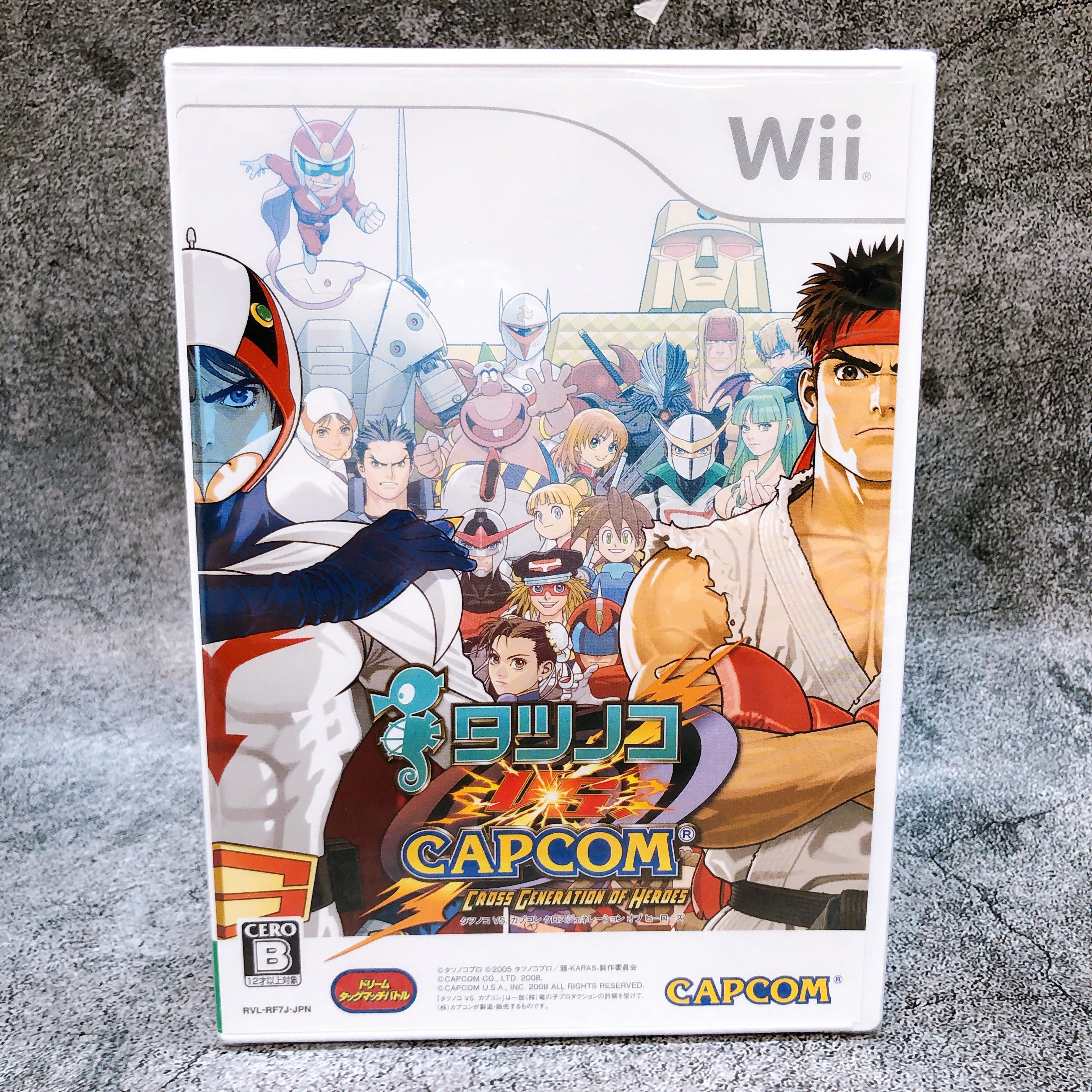Nintendo Wii Tatsunoko vs. Capcom Cross Generation of Heroes Game Seal